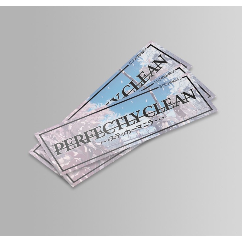 Sticko Manila : Perfectly Clean (Bumper Sticker/Slaps) | Lazada PH