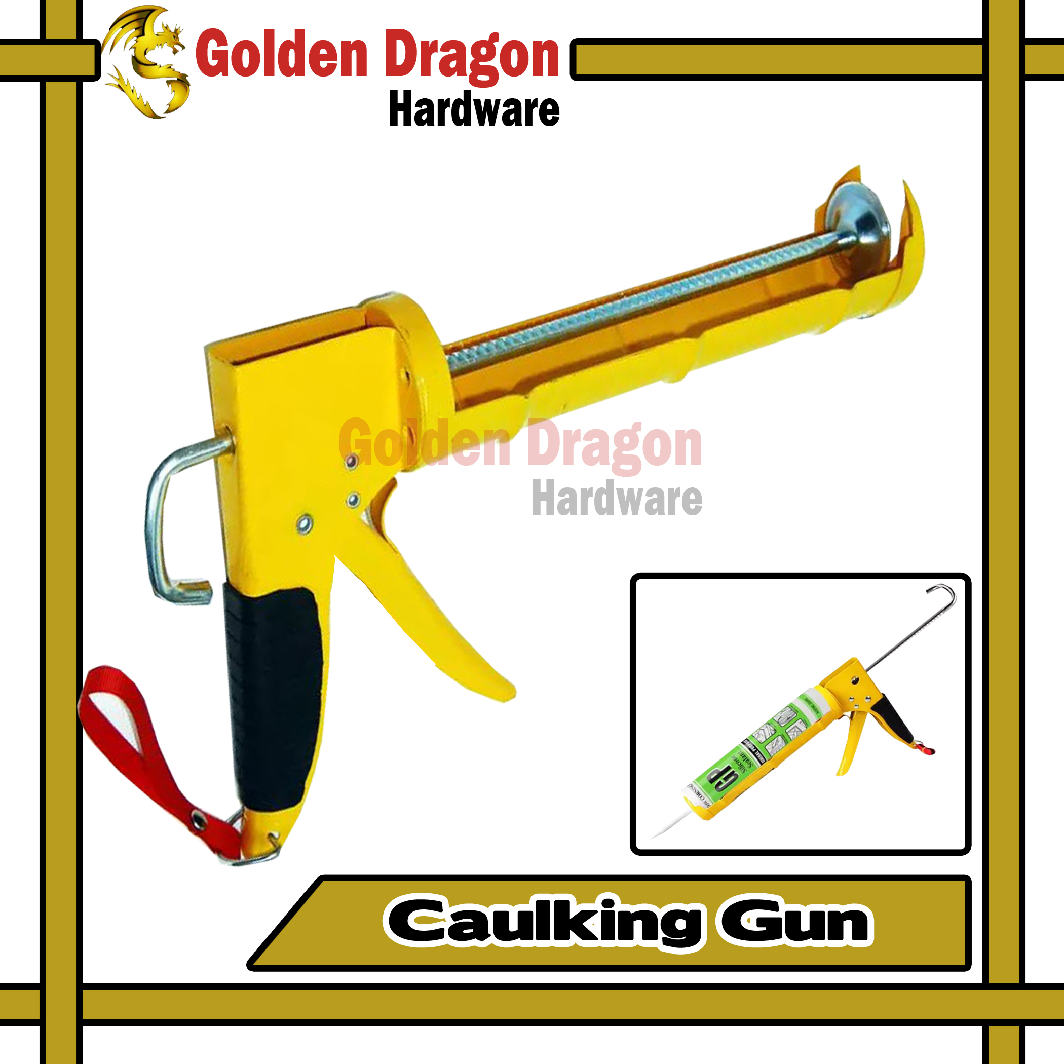 HEAVY DUTY CAULKING GUN Multi-Function Glue Injection Gun Silicone ...