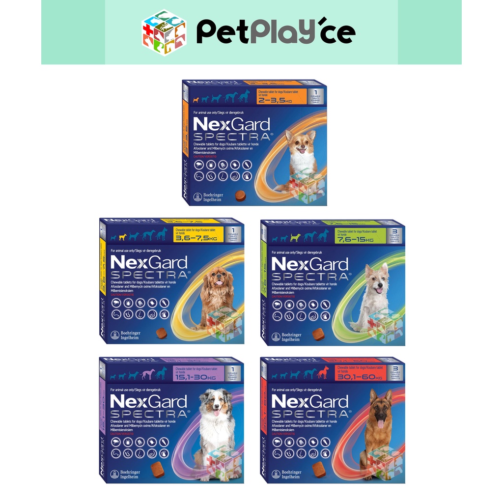 Nexgard Spectra Anti Tick & Flea with Sticker for DOGS Chewable | Lazada PH