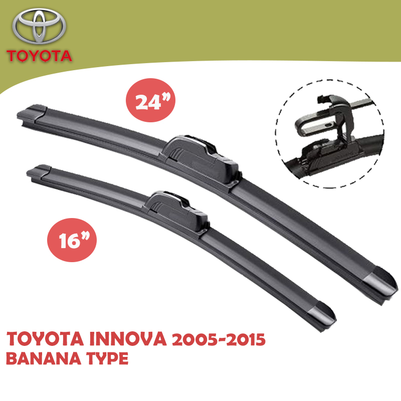 Toyota INNOVA 2005 to 2021 Excellent Front Wiper Blade All Season ...