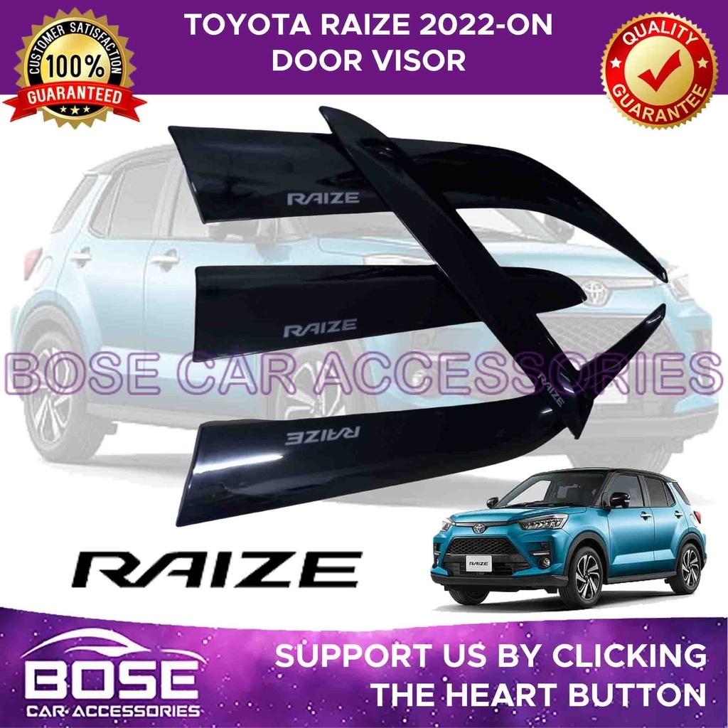 汽车配件 High Quality Injection Type Toyota Raize 2022 - ON Door Visor ...