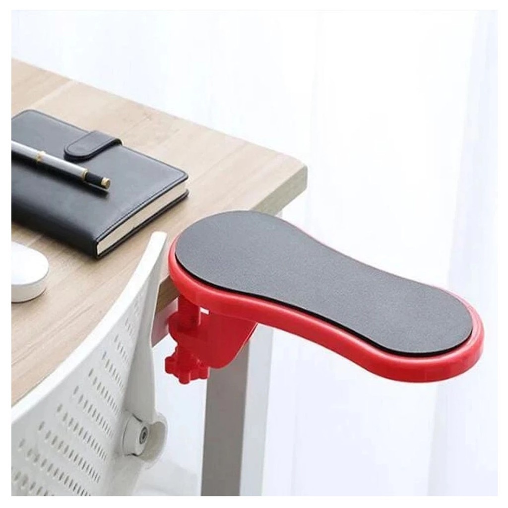 Desk Attachable Computer Table Arm Support Mouse Pads Arm Wrist Rests ...