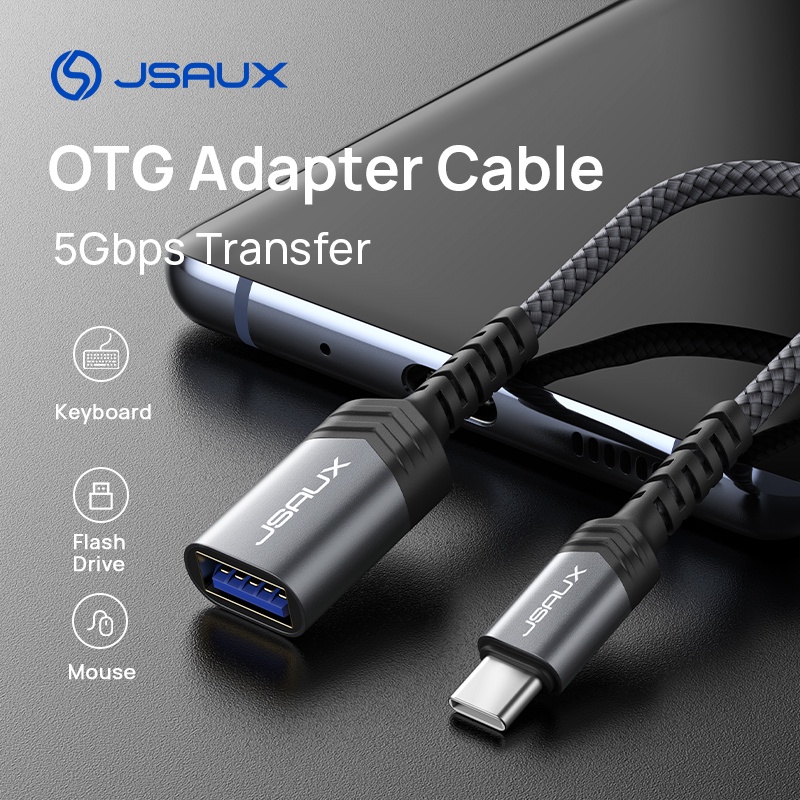 FANTASY T MALL ORIGINAL JSAUX OTG Type C OTG Connector Adapter Cable ...
