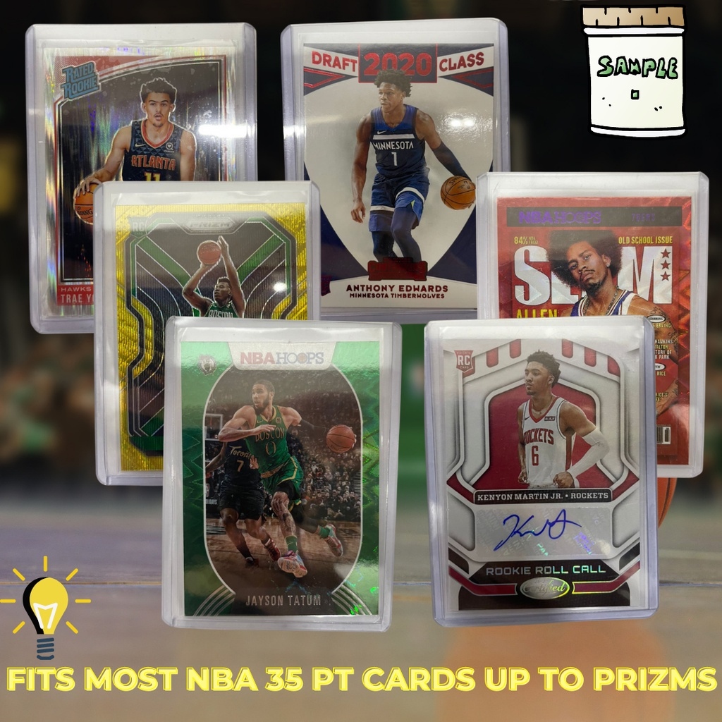 25 PCS. 35pt CARD TOPLOADERS PROTECTION FOR KPOP PHOTOCARDS NBA CARDS ...