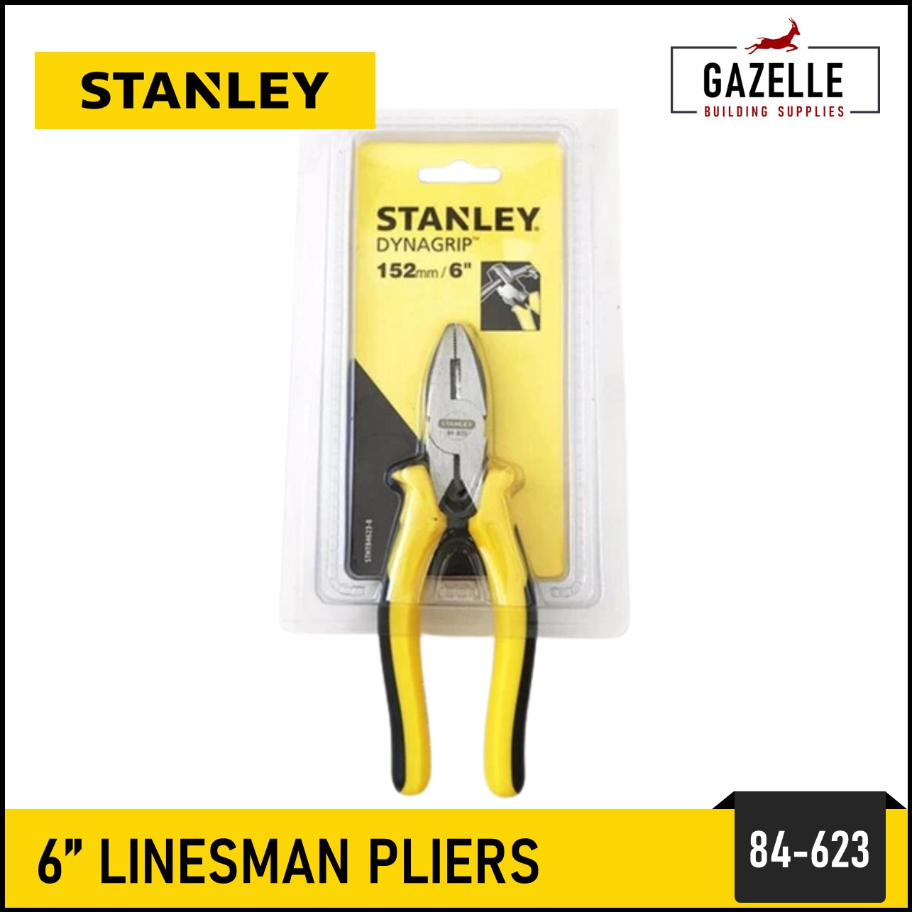 Stanley Heavy Duty Linesman Combination Pliers Maxgrip 7" / 8" - 84-035 / 84-029 | Lazada PH