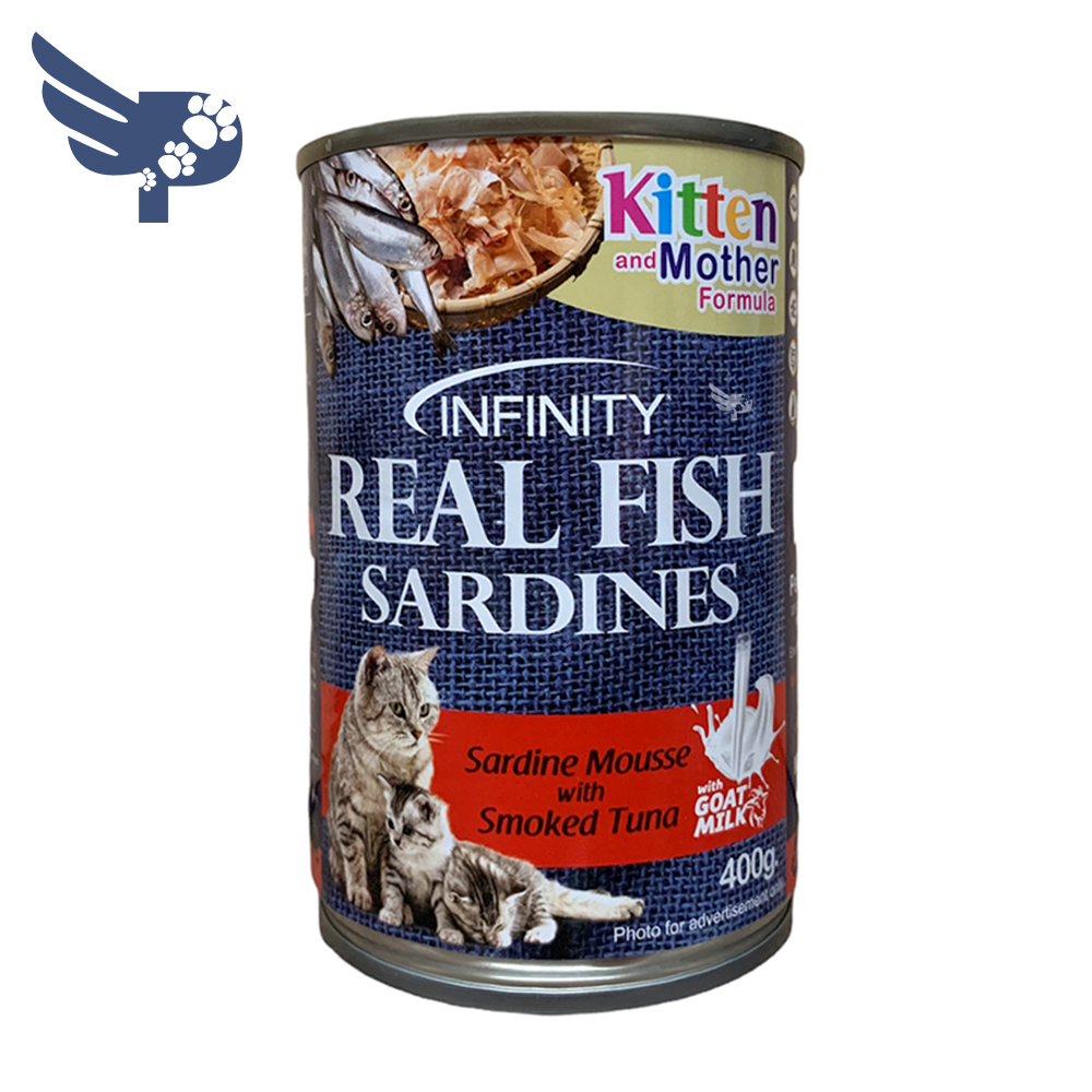 Infinity Real Fish Sardines 400g - Sardine Mousse with Smoked Tuna ...