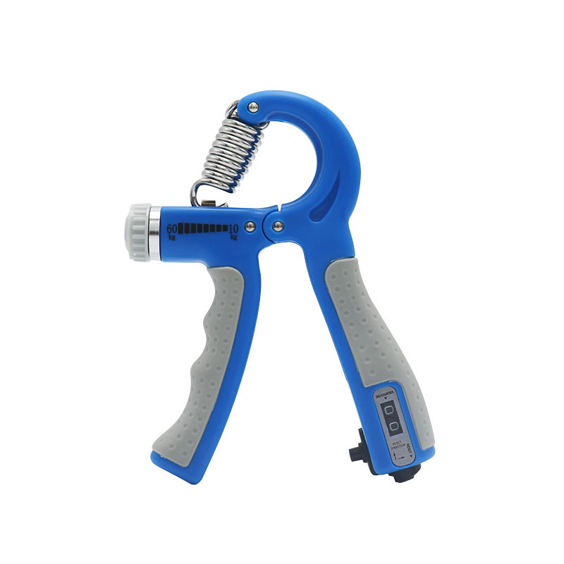 Adjustable R-Shape Countable Hand Grips Strength Exercise Strengthener ...