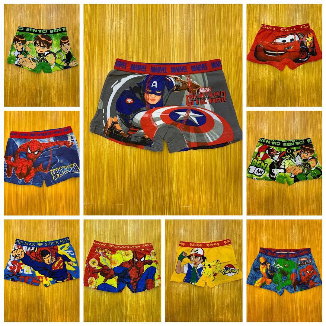 (3 for 199)Boxer For Kids Character Brief For Baby Boy - wesley Online ...