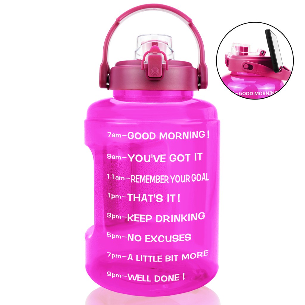 BuildLife 2.5L 83OZ Gallon Sport Water Bottle With Filp Lid ...