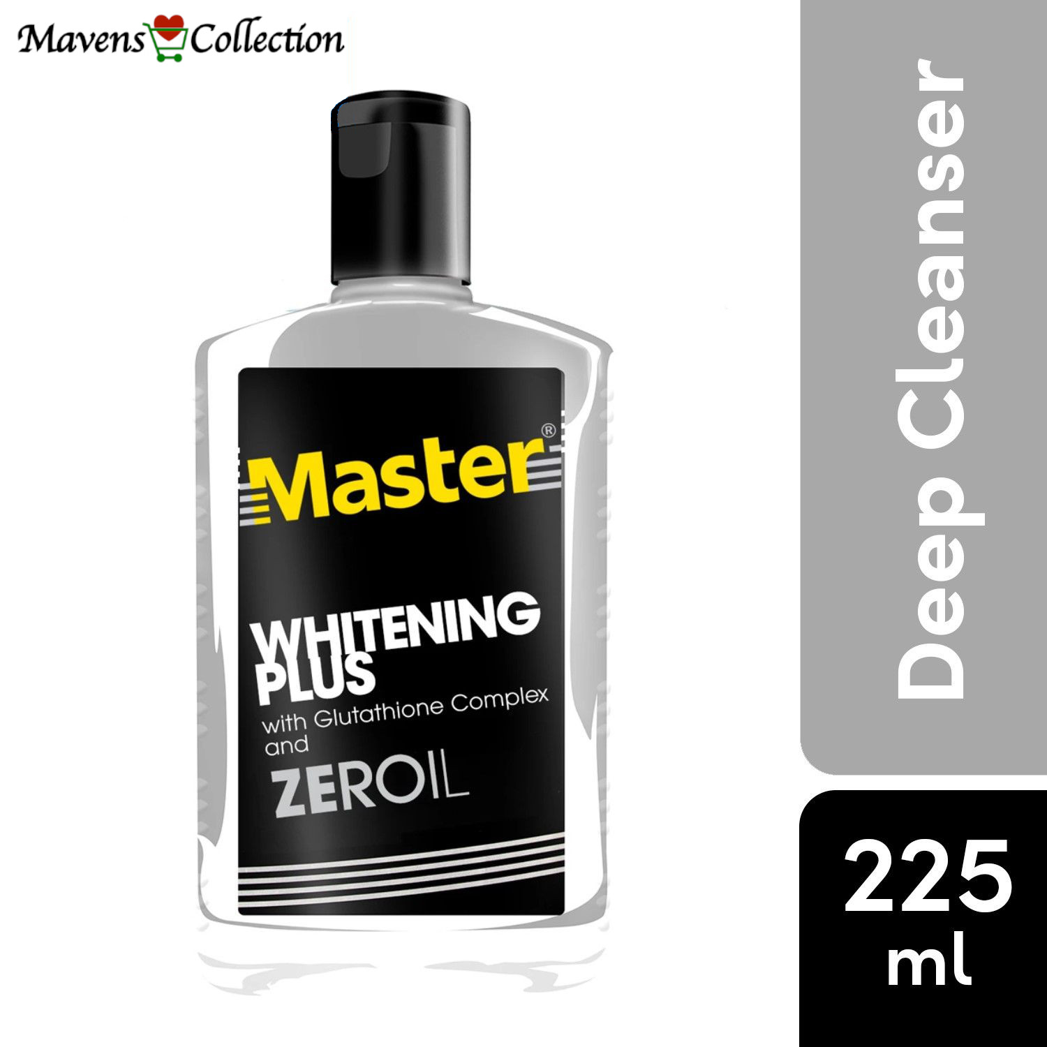 Master Whitening Plus Facial Deep Cleanser 225mL with Glutathione ...