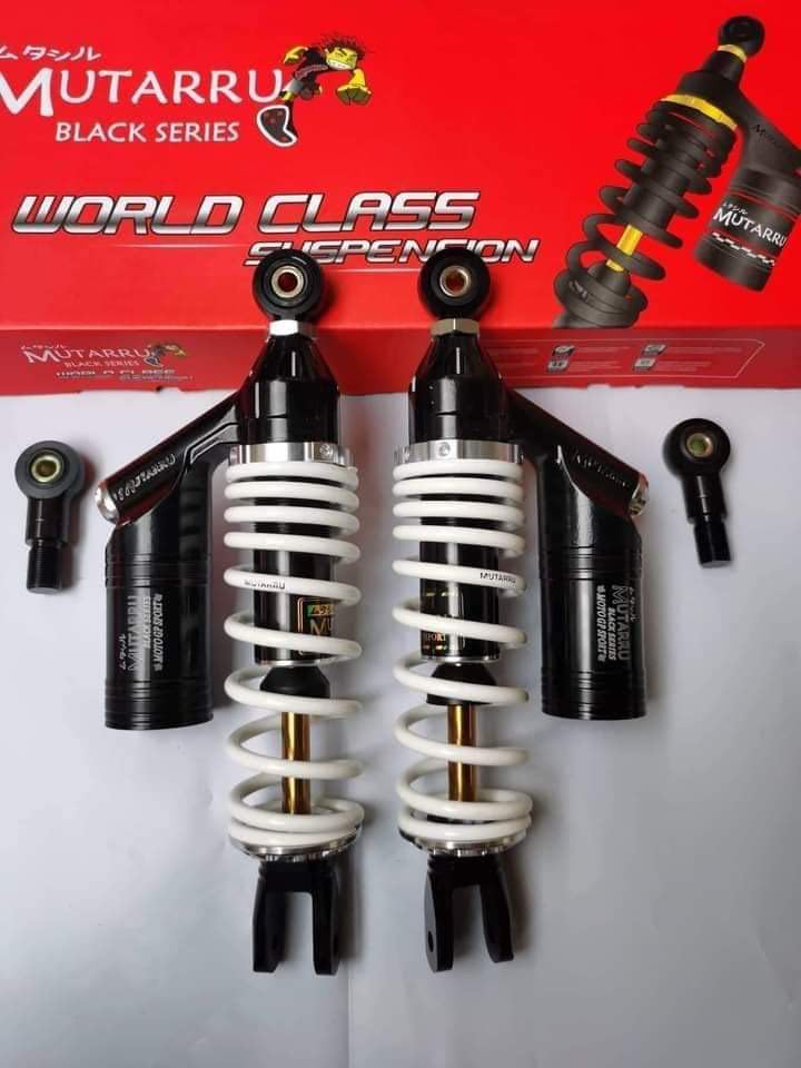 MUTARRU REAR SHOCK BLACK SERIES 285mm-305mm FOR AEROX / NMAX / PCX ...