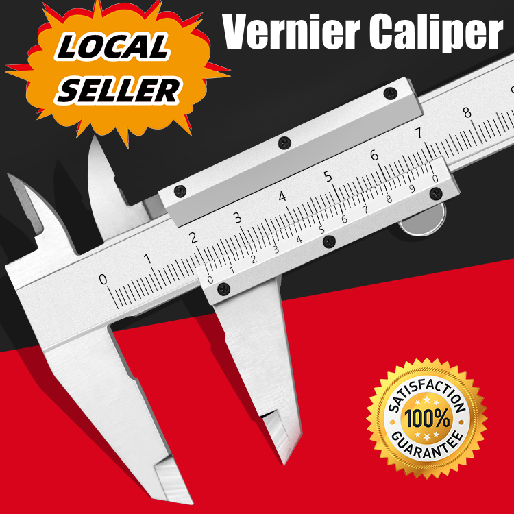 Vernier Caliper, 6" Stainless Steel Non Digital Calipers, 0-6Inch/0 ...