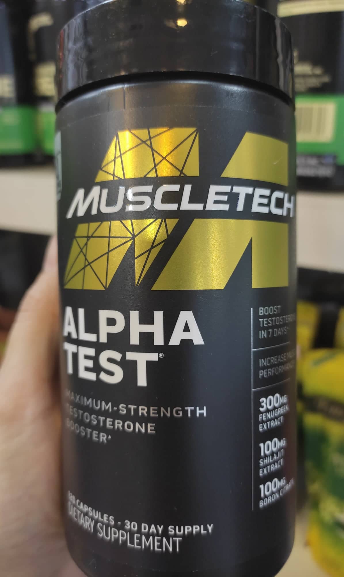 Muscletech – Alpha Test 120 Capsules | Lazada PH