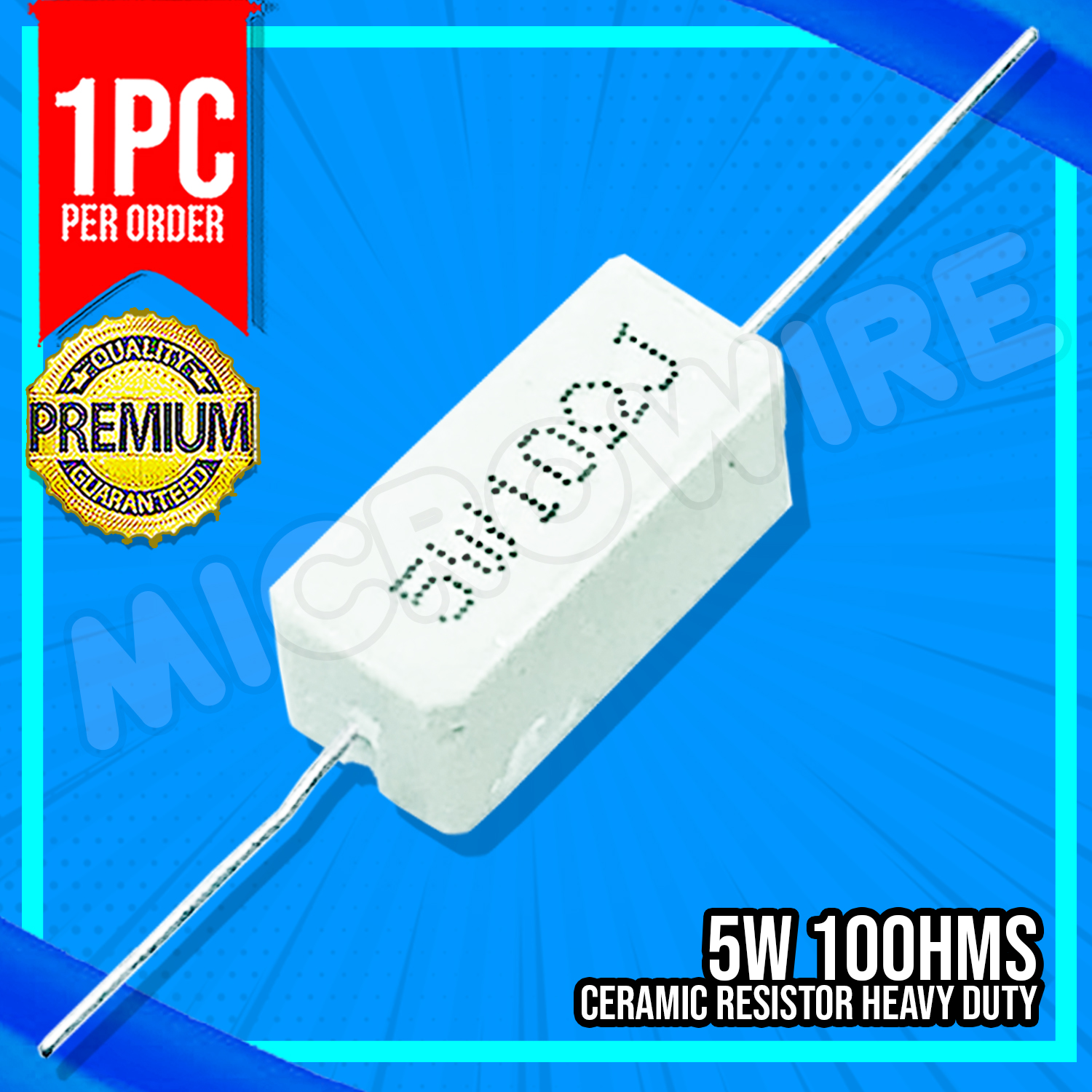 5W 10 Ohms Ceramic Cement Resistor | Lazada PH