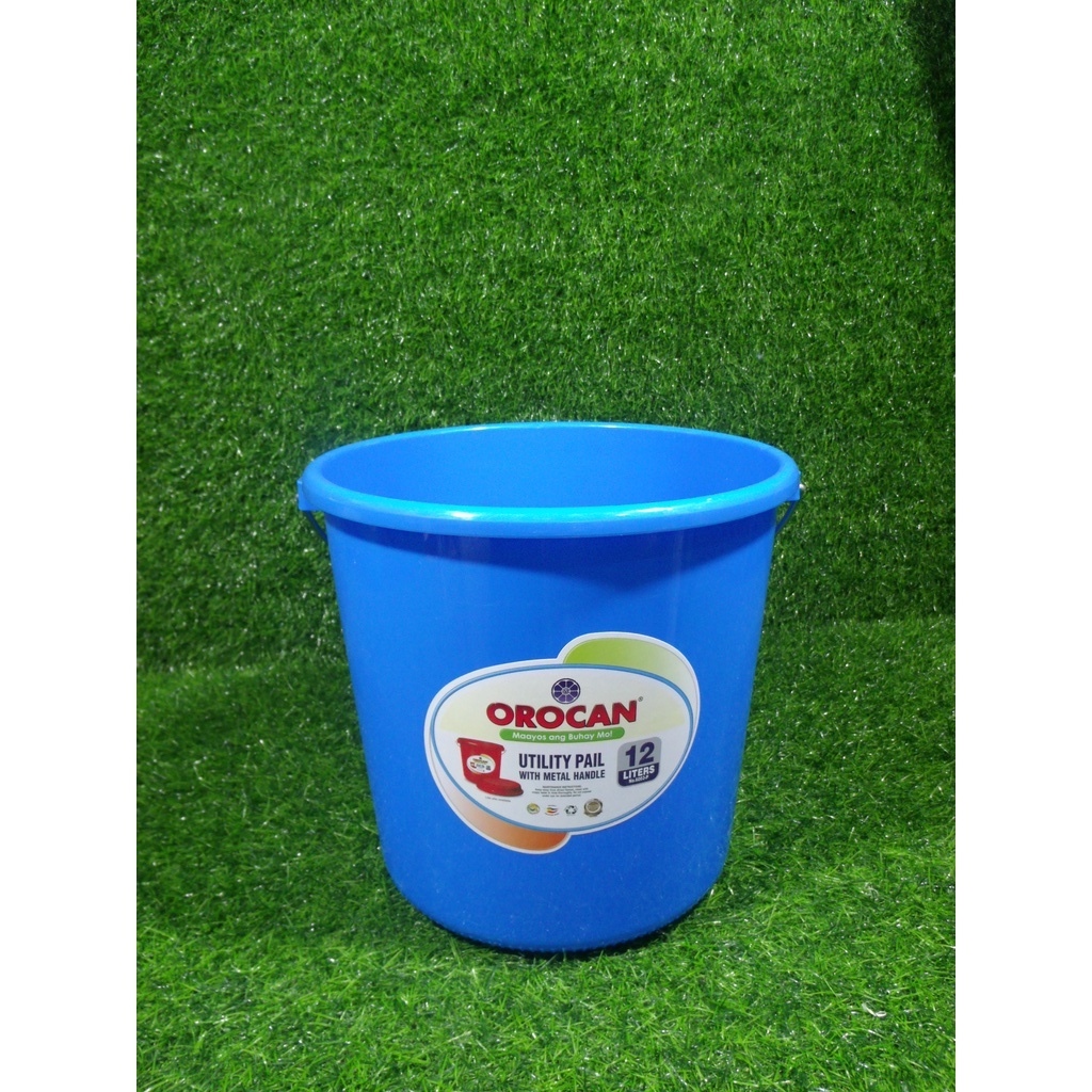 Orocan Utility Pail with Metal Handle/Timba (12 Liters) | Lazada PH