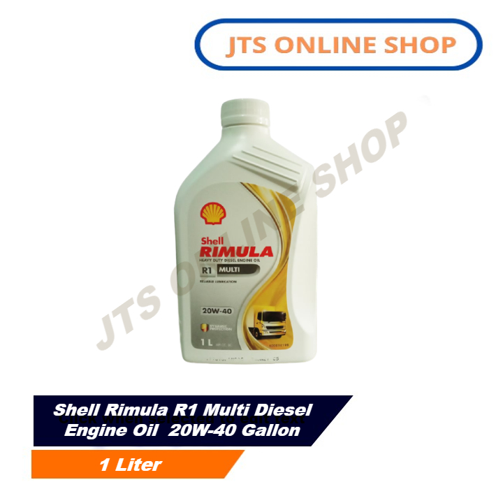 Shell Rimula R1 Multi Diesel Engine Oil 20W-40 Gallon | Lazada PH