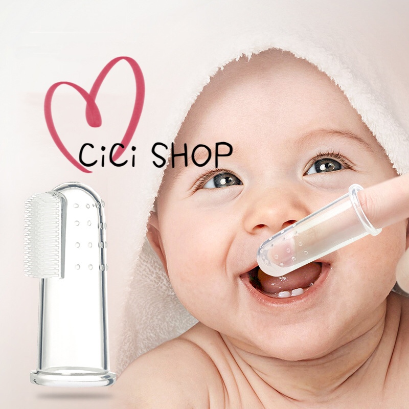 Oreo% Baby Silicone Finger Infant Toothbrush Safety Baby Soft Teeth ...