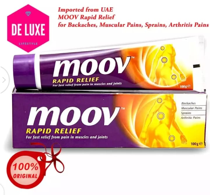 MOOV rapid relief cream 100g + FREEBIE | Lazada PH