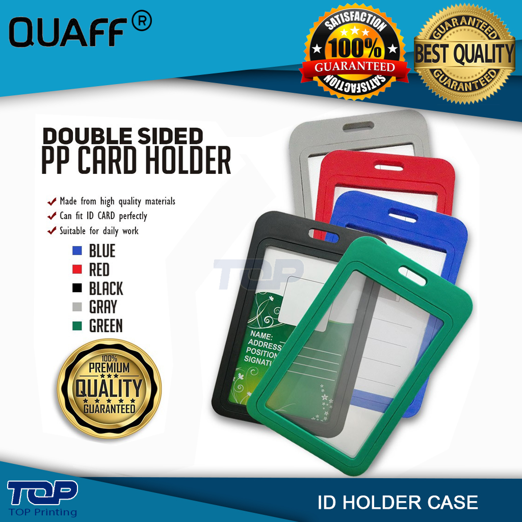 1pcs ID Holder Case Double Side ID Holder | Lazada PH