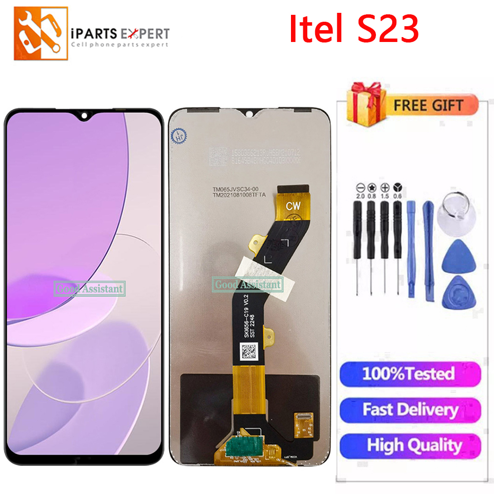 IPARTSEXPERT 6.6" Original LCD For Itel S23 S665 LCD Display Touch ...