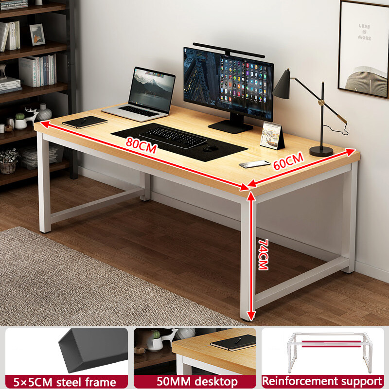 FINNA computer desk 80CM/100CM/120CM/140CM Home Office Desks Desktop ...