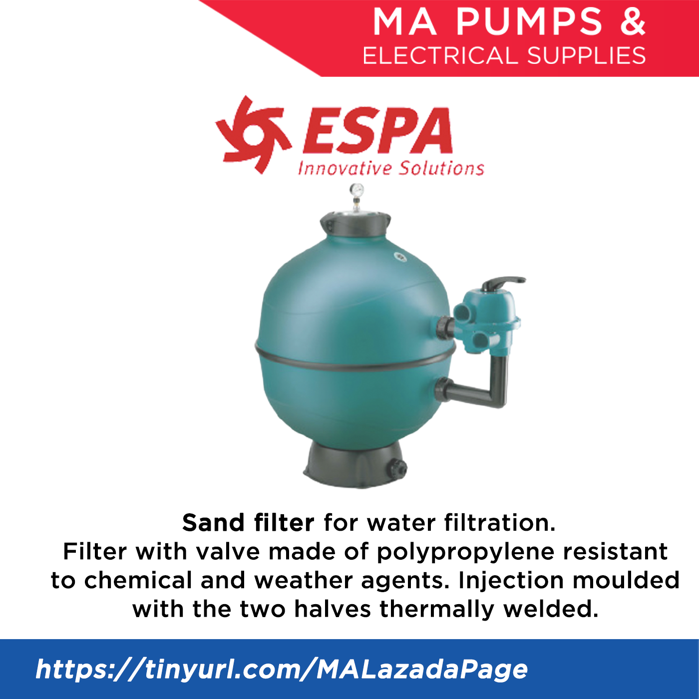 ESPA Sand Filter - D.520 | Lazada PH