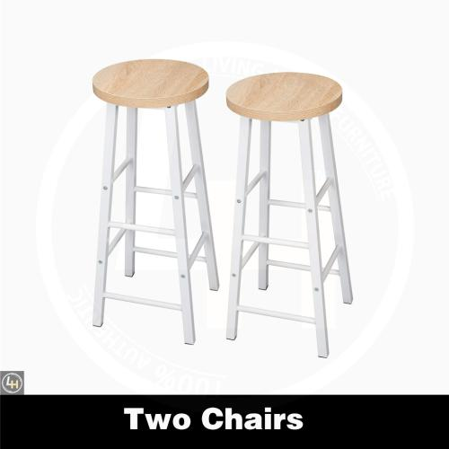 Rarus 1 x Bar Counter & 2 x High Stool Dining Table Long Bar Counter ...