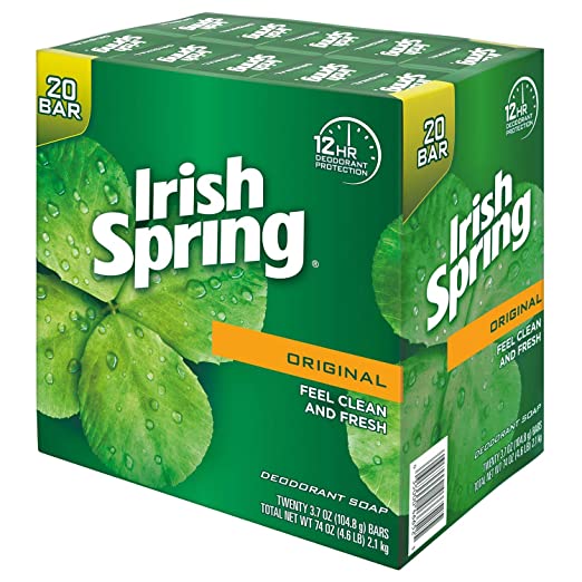 IRISH SPRING Original Bar Soap 3.75oz (20 Bars) | Lazada PH