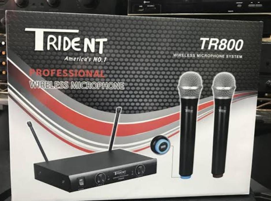Trident TR-800 dual wireless microphone | Lazada PH