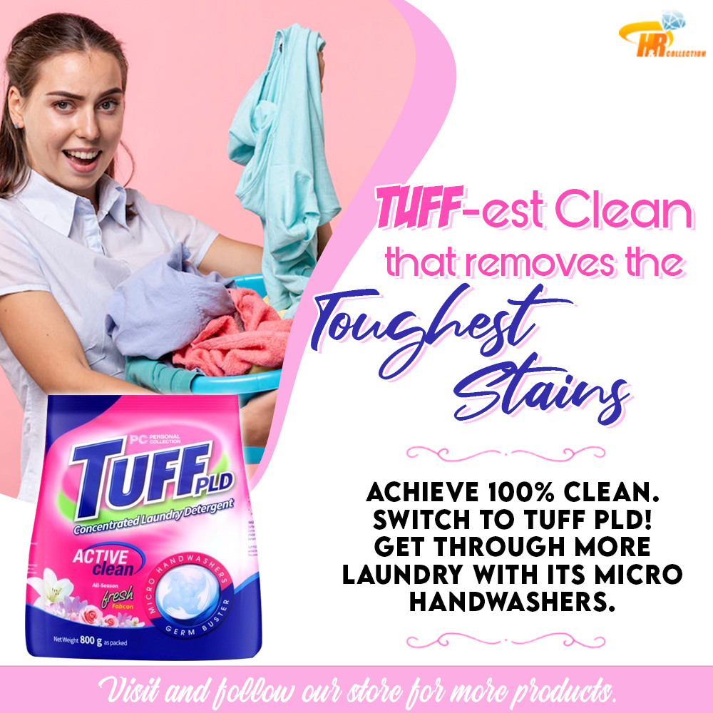 Personal Collection Tuff Laundry Detergent Active Clean 800g Laundry ...