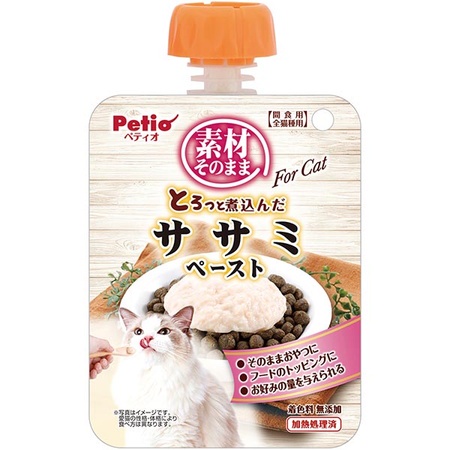 PETIO 90g Cat Bonito Starch Boiled As It Is Sasami Paste Cat Treats | Lazada PH