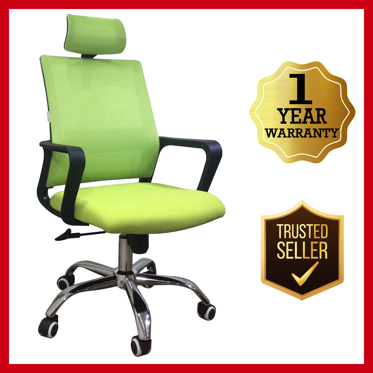 Ofix Deluxe-45 High Back Mesh Chair (Black, Blue, Maroon, Red, Yellow ...