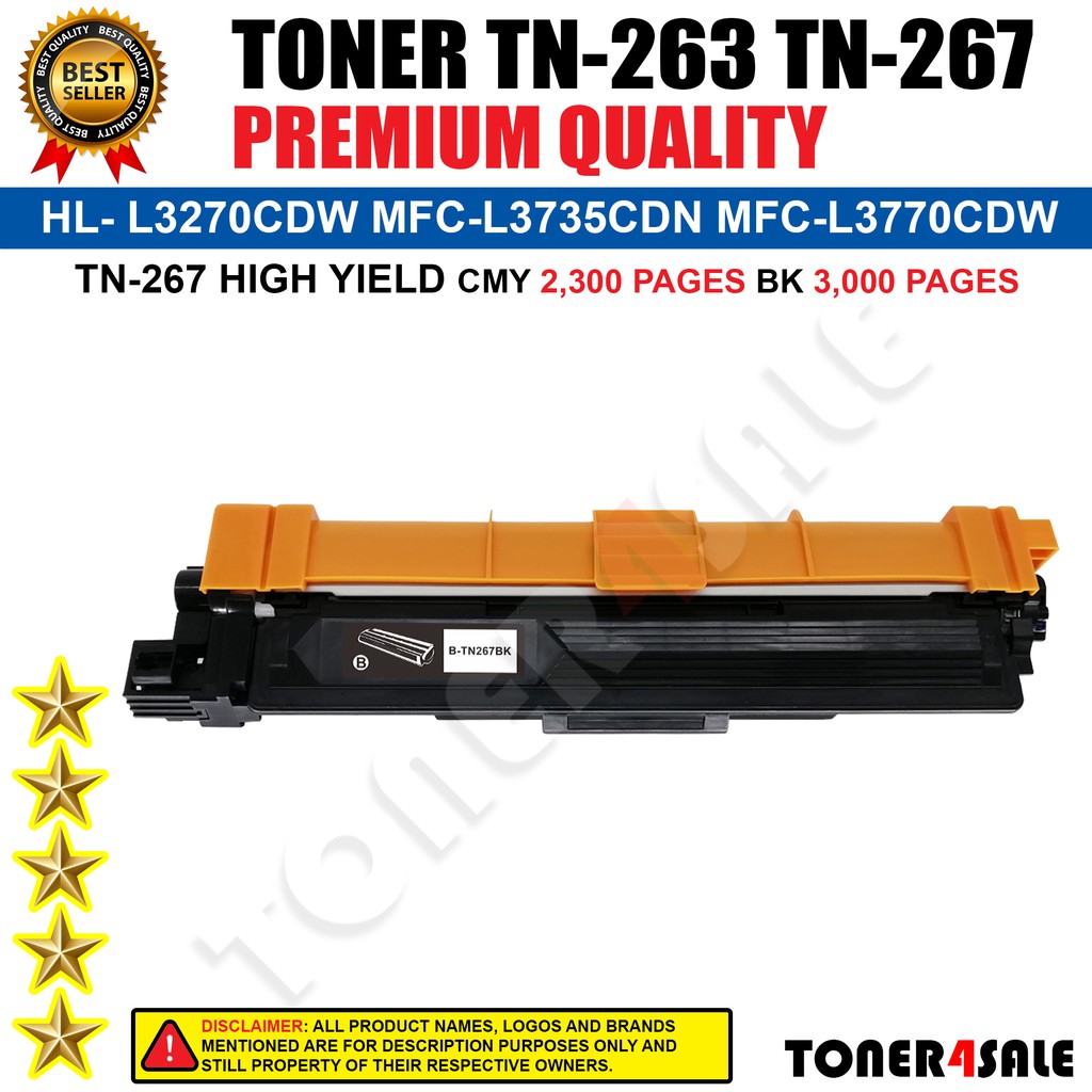 Toner TN263 TN 263 TN-263 TN267 TN 267 TN-267 Compatible Cartridge for ...