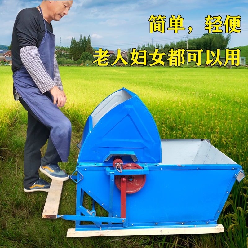 ﺴ☇ Pedal threshing machine human thresher simple rice thresher ...