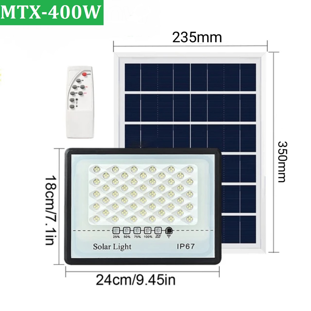 60W/150W/200W/400W LED Outdoor Nano Solar Flood Lights Waterproof ...
