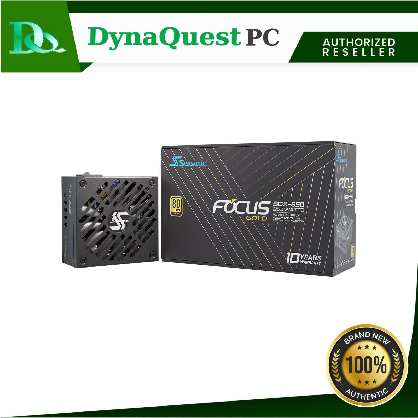 Seasonic Focus SGX-650 GOLD 650W SFX 80 Full Modular SSR-650SGX Power ...