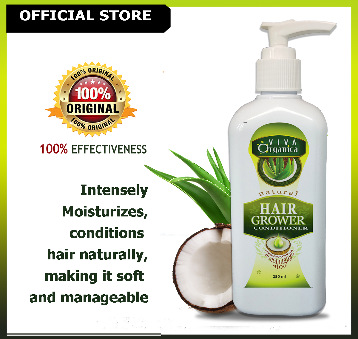 MINOXIDIL Hairgrower Shampoo with Gugo, Aloe Vera and Coconut extract ...