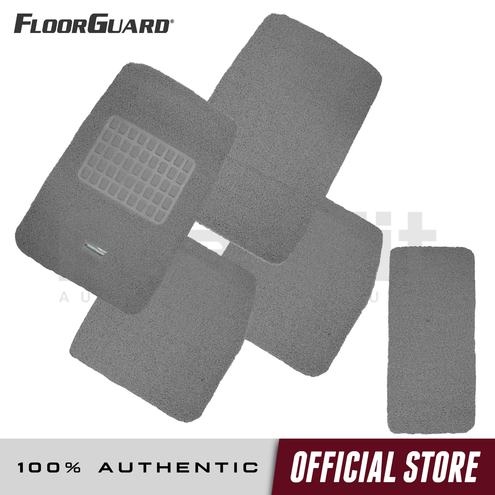 Floorguard Matting Coil Mat w/ Spike Back Universal Car Mat, 5pcs/set ...