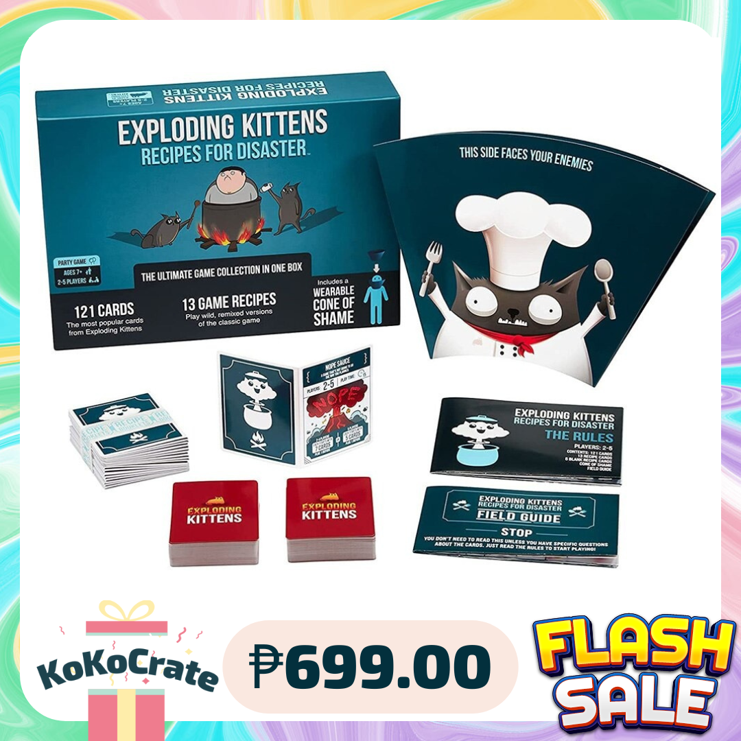 Exploding Kittens Recipes for Disaster | Card Game for Kids and Adults | Ages 7+ | 2-5 Players ...