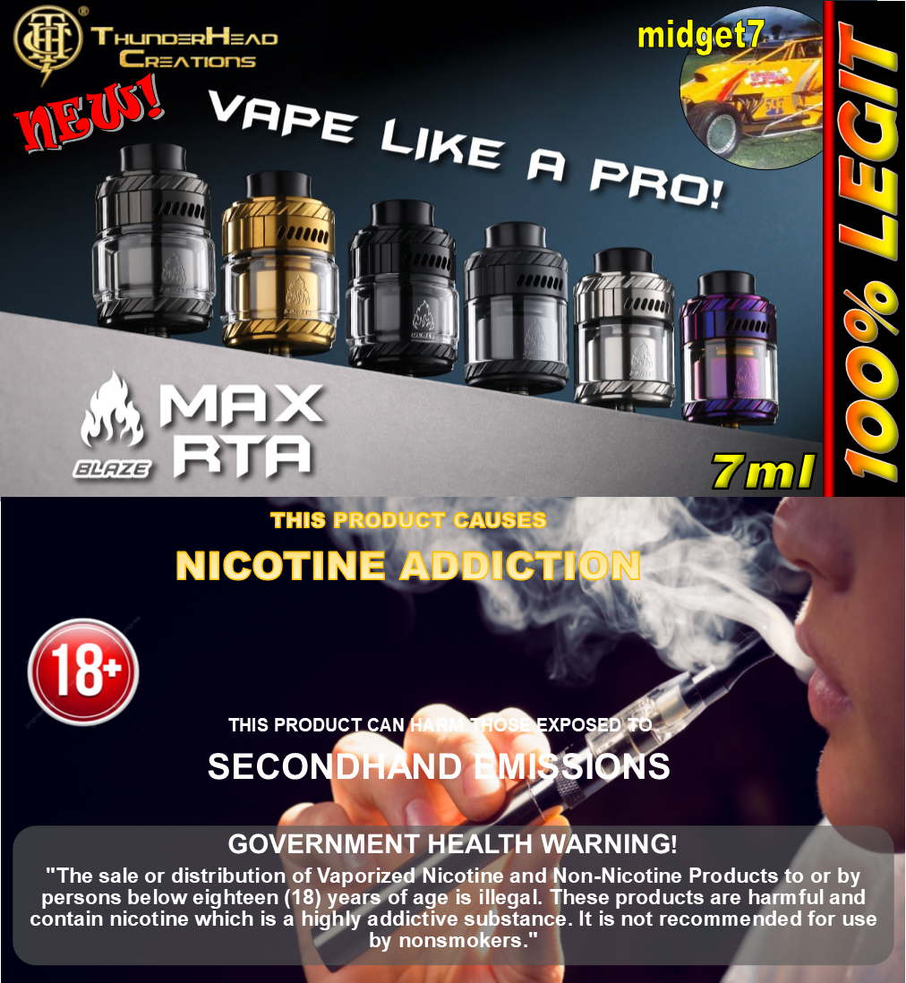 ThunderHead Creations x Mike Vapes Blaze Max RTA Atomizer 7ml | Lazada PH