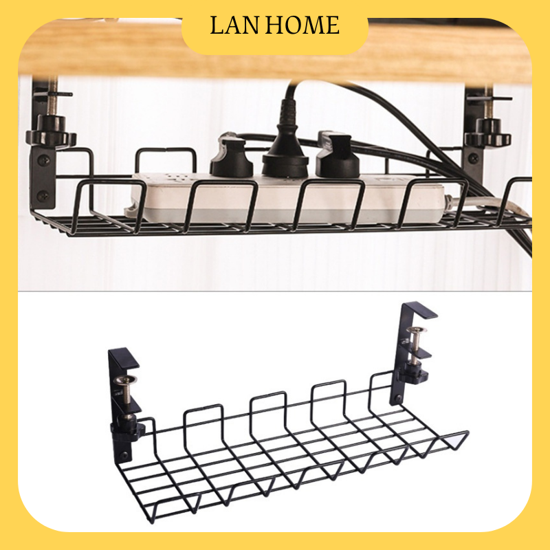 Under Desk Cable Management Storage Rack Wire Organizer 40cm | Lazada