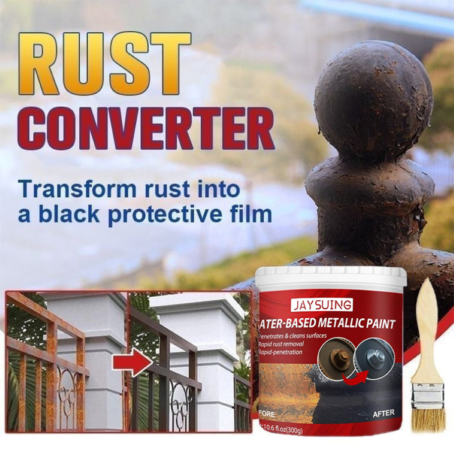 ANTI-RUST PRIMER Jaysuing Rust Converter Water-Based Metallic Paint ...