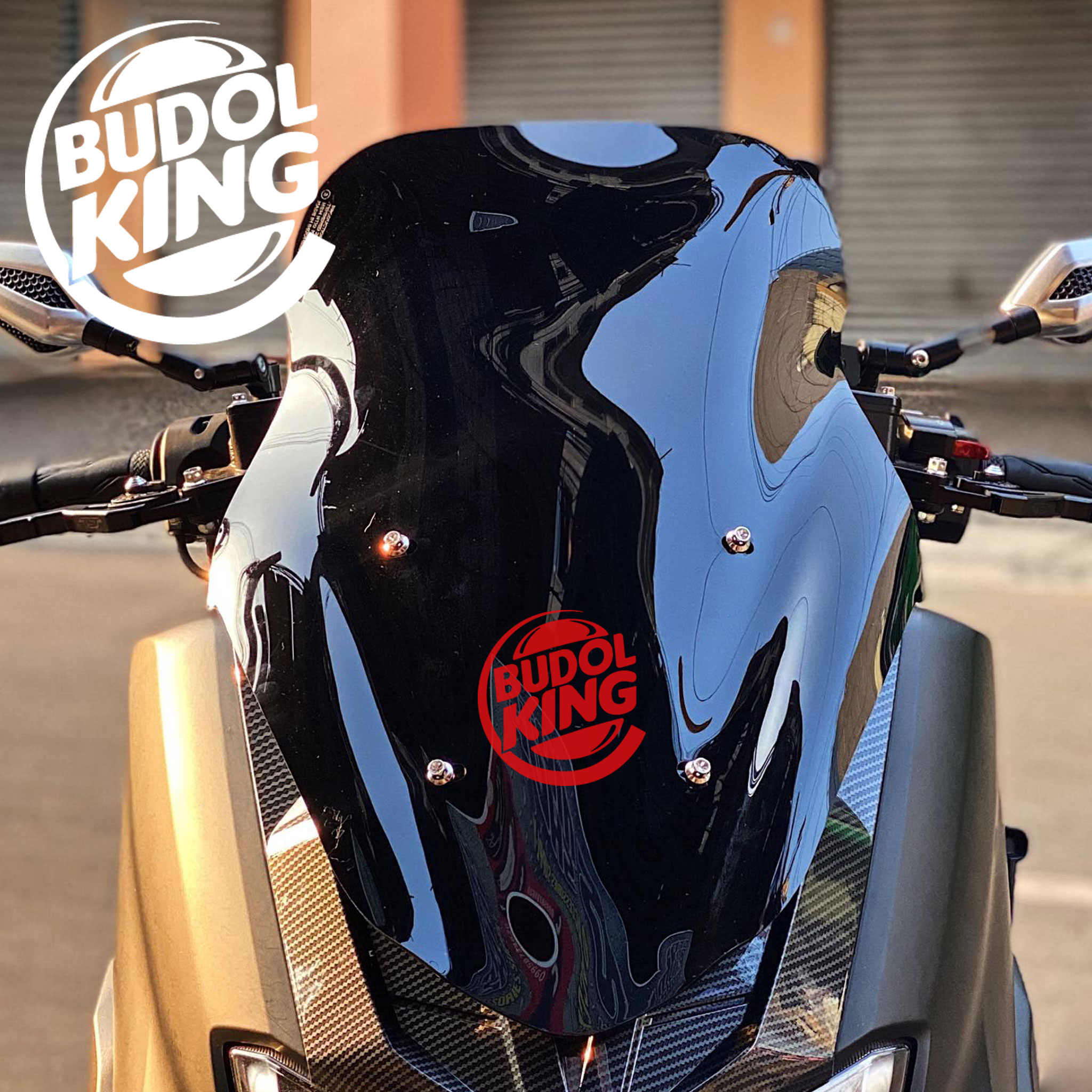 Budol King 4pcs Decals Sticker for Motorcycle Car 4 inches | Lazada PH