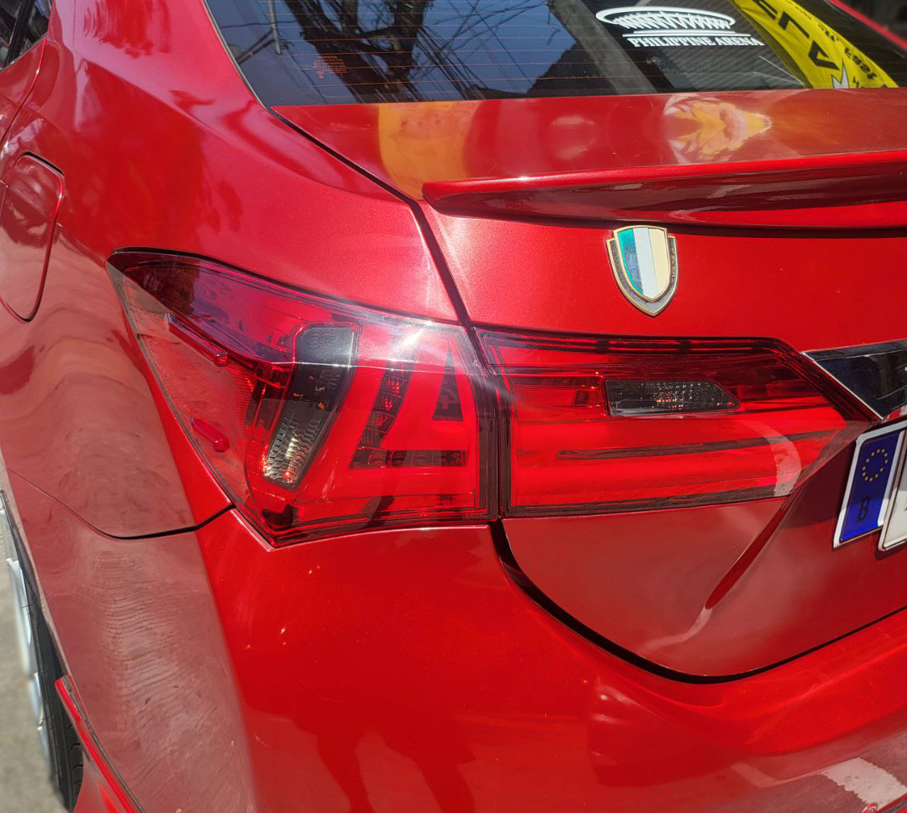 Toyota Corolla Altis 2014 to 2019 Red VLAND LED Tail Light Tail Lamp ...