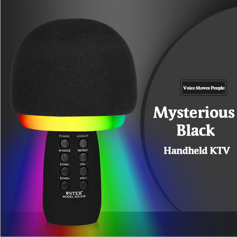 【NEW UPGRADE】100% Original Ws-910 Bluetooth Handheld Microphone Wireless Karaoke KTV handheld ...