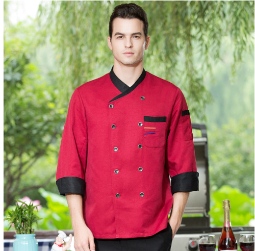 M-2XL Catering Uniform For Men/Women Chef Uniform Hotel Chef Uniforms ...