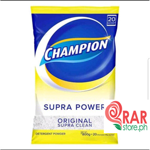 Champion Detergent Powder 800 grams Supra Power Original | Lazada PH