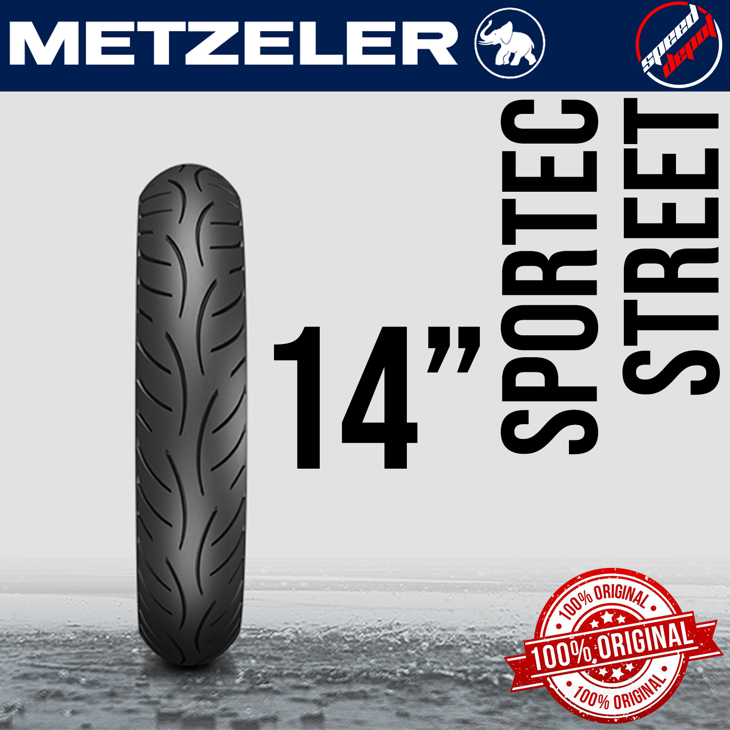 METZELER SPORTEC STREET 14" | Original | Speed Depot | Lazada PH
