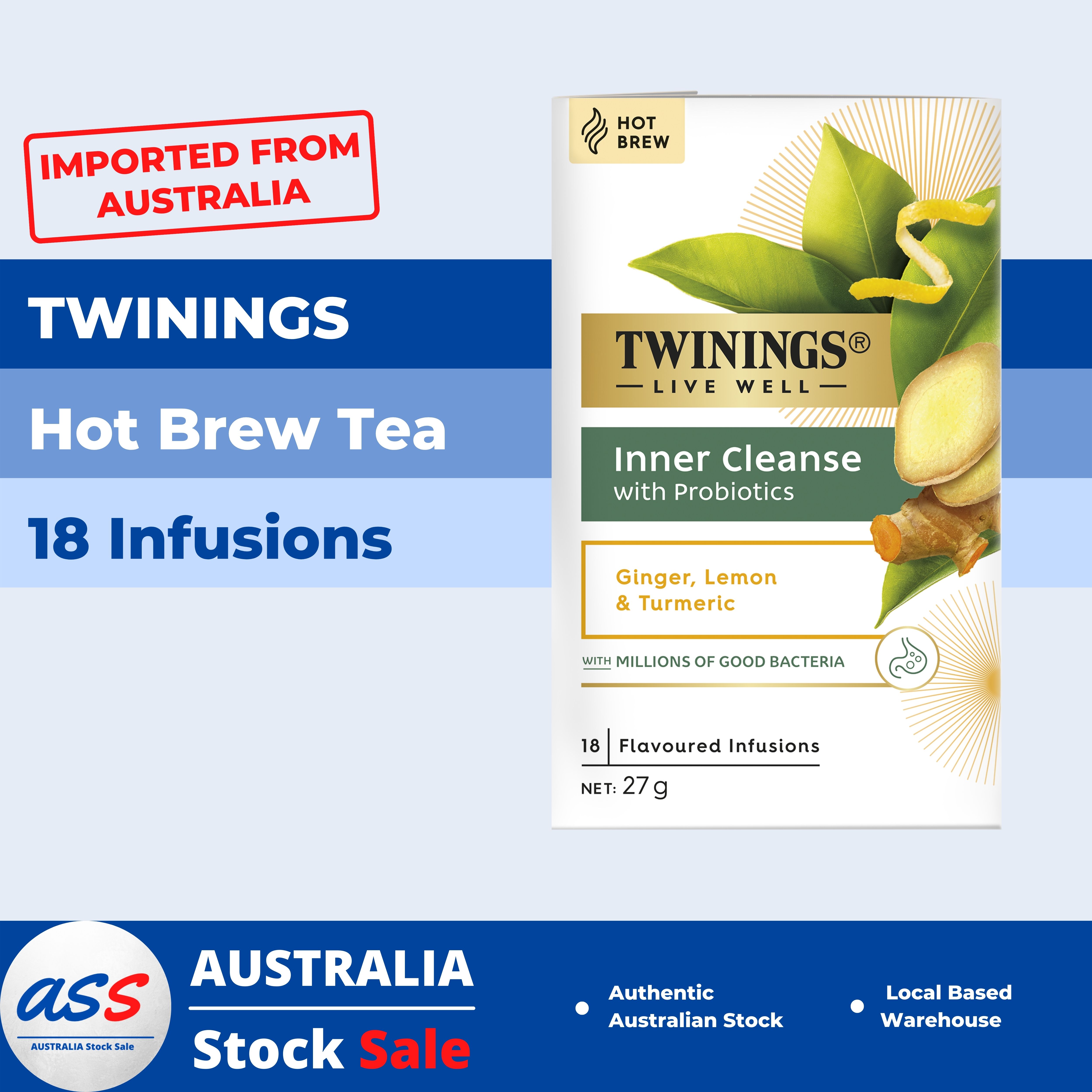 Twinings Live Well Inner Cleanse with Probiotics Tea, 18s | Lazada PH