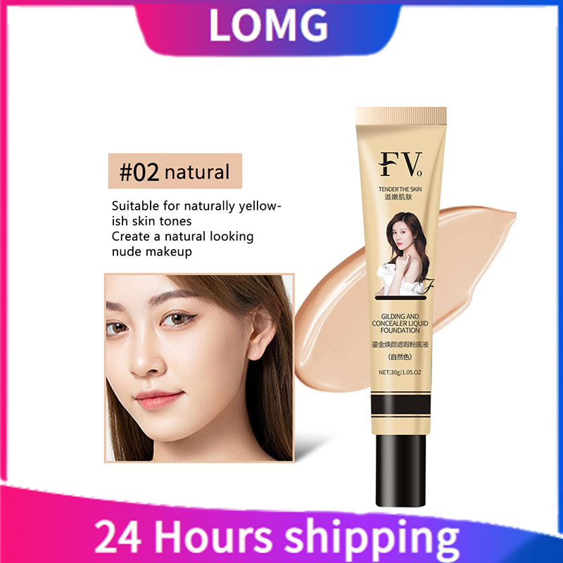 【Korea FV Foundation】30g Full Coverage Makeup Base Cream Concealer ...